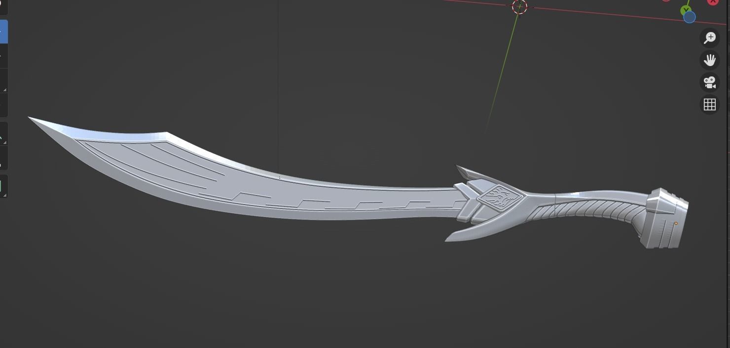 Kamen Rider Ryuki Ryuga sword cosplay props 3D printable file 3D model ...