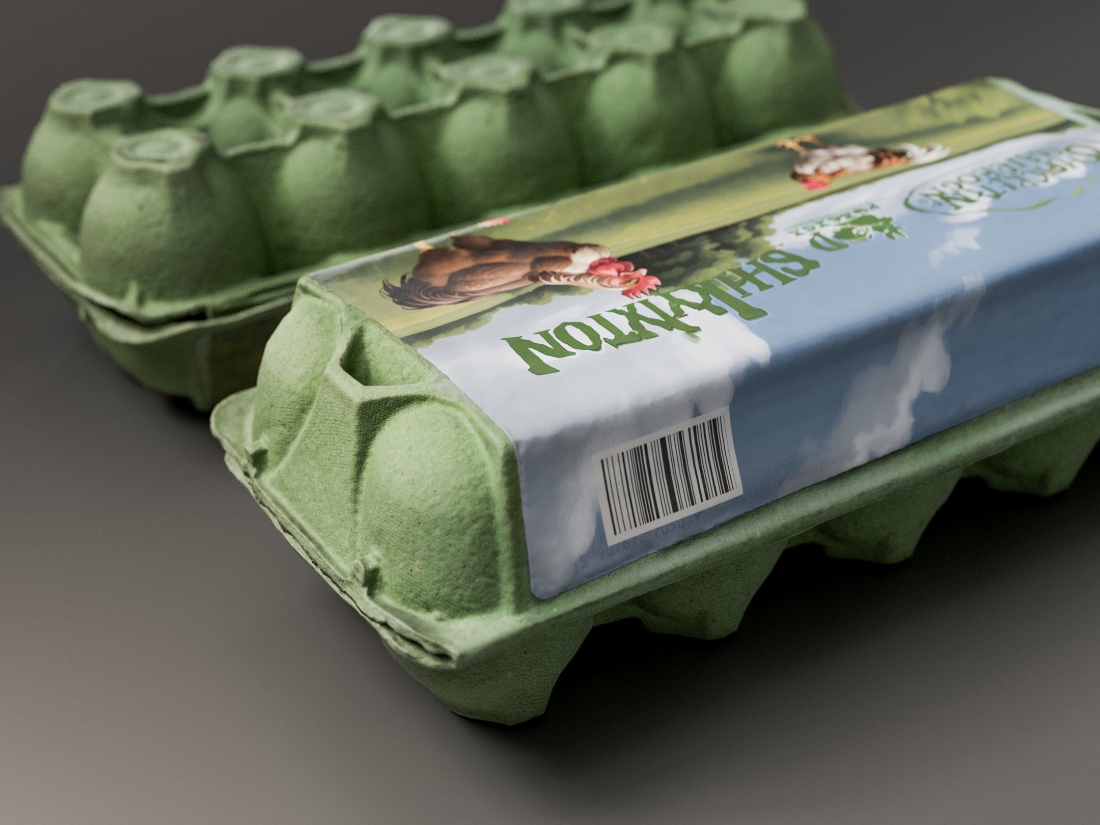 3D model Egg carton - PBR - VR / AR / low-poly | CGTrader