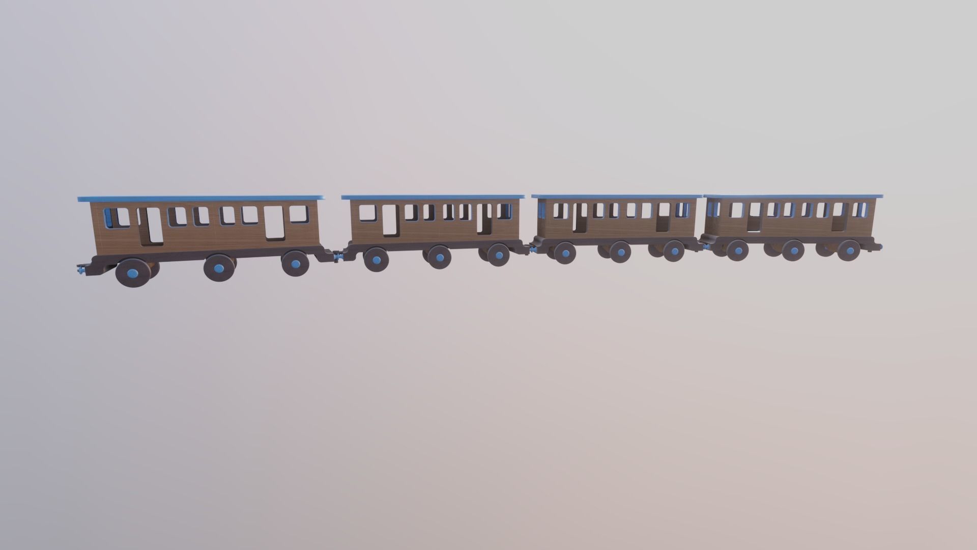 3D model WOODEN LARGE TRAIN CARRIAGE TOYS - RogueFilmProductions VR ...