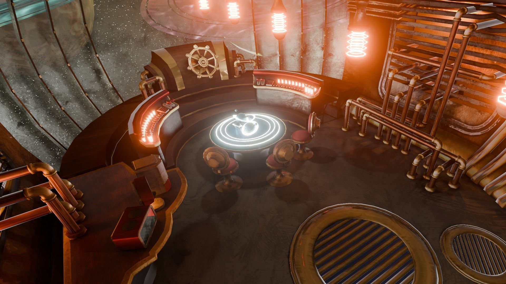 3D model VR Spaceship Interior VR / AR / low-poly | CGTrader