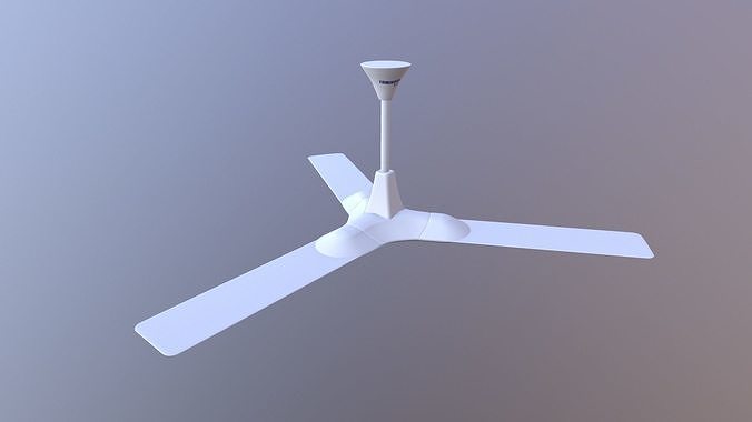 Luminous fan 3D model | CGTrader