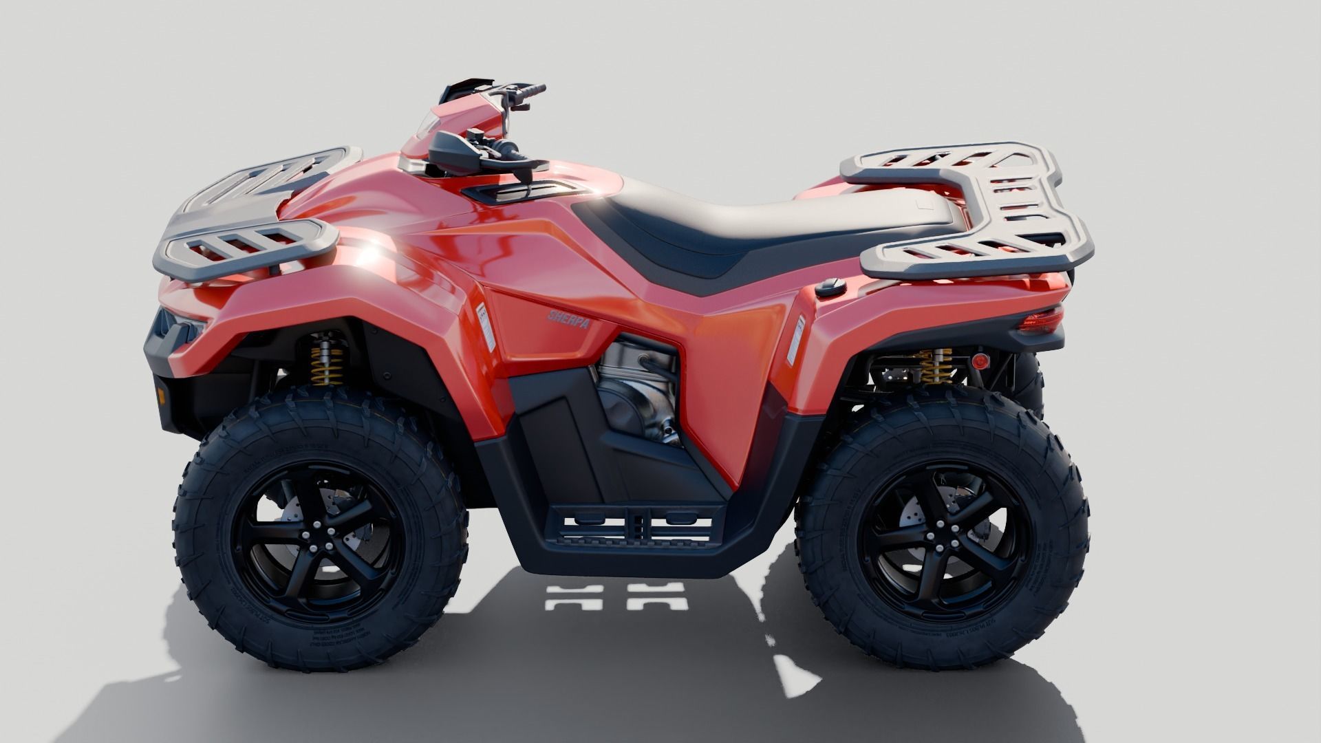 Generic Work Quad 3D model | CGTrader