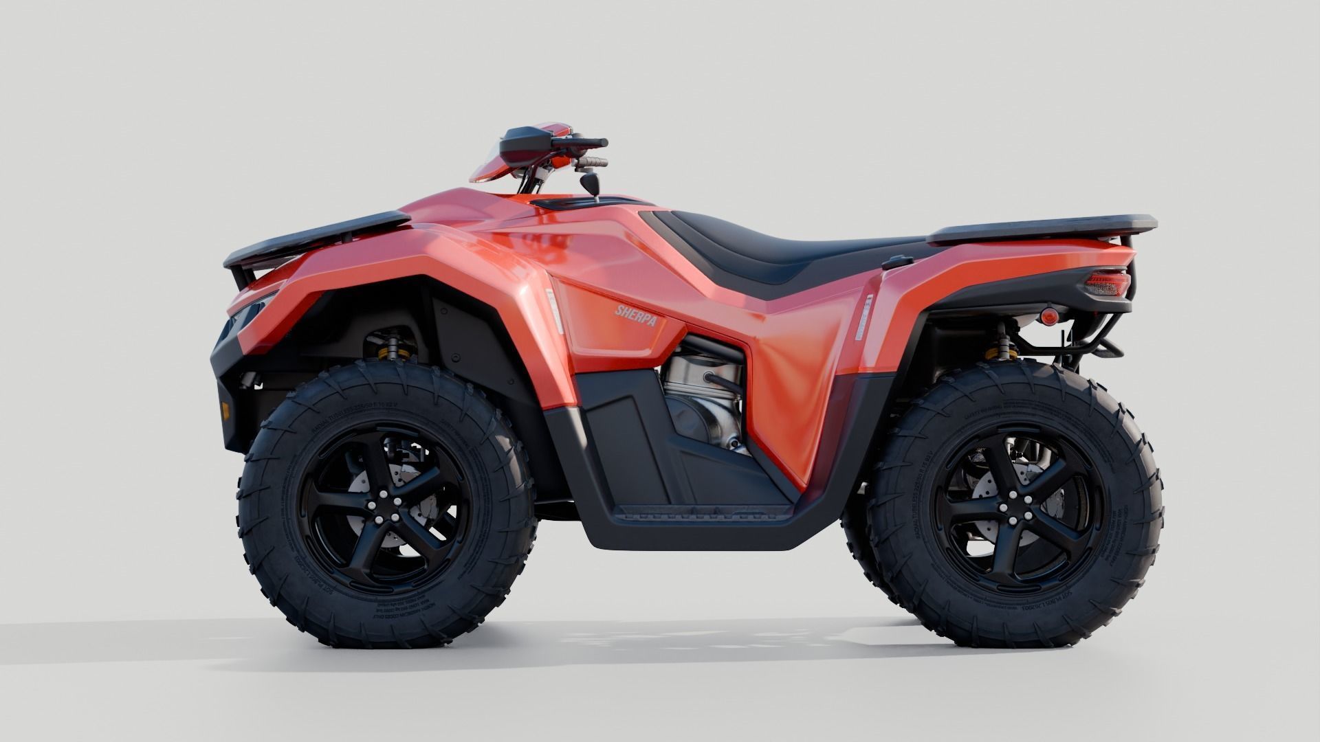 Generic Work Quad 3D model | CGTrader