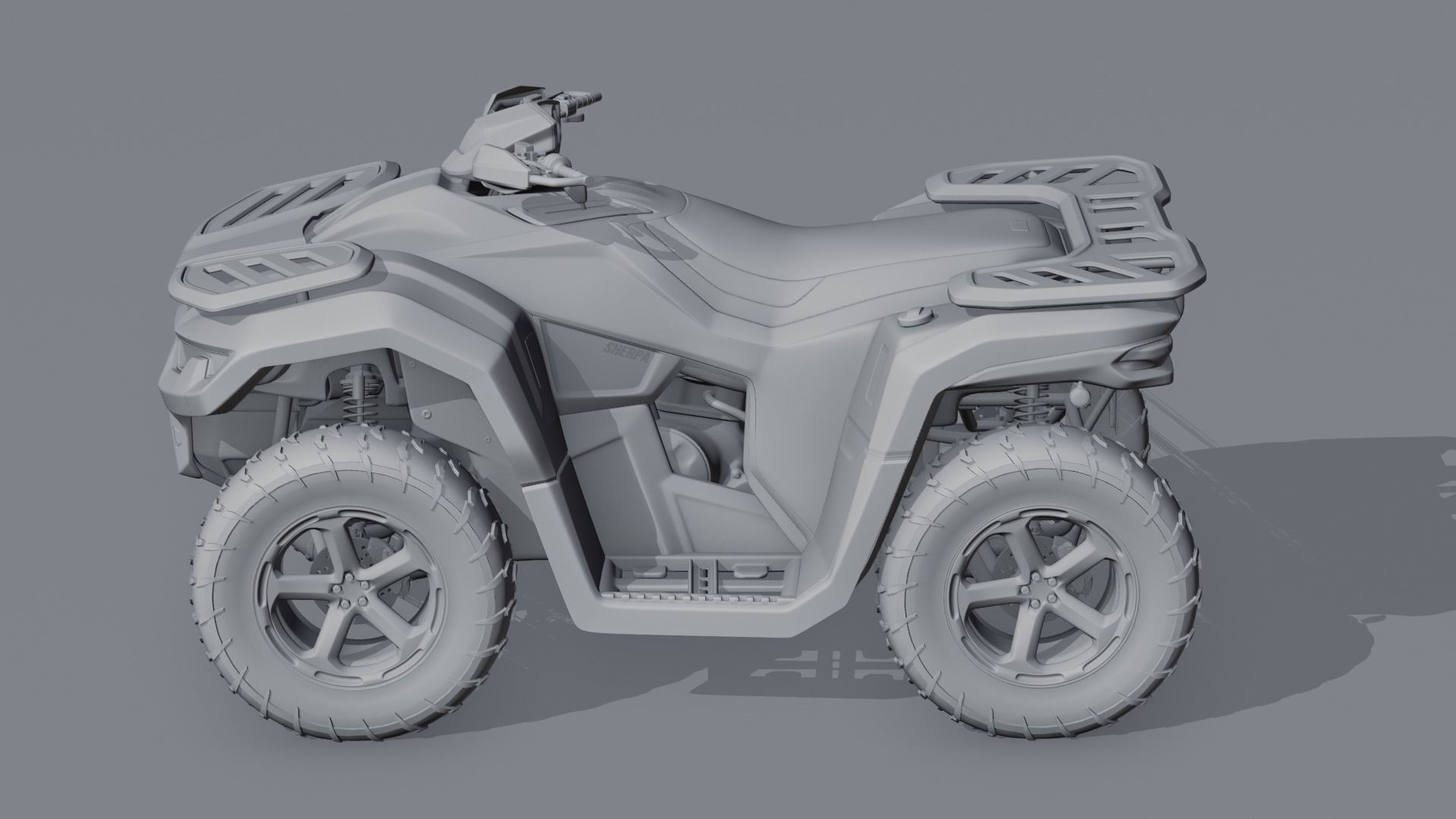 Generic Work Quad 3D model | CGTrader