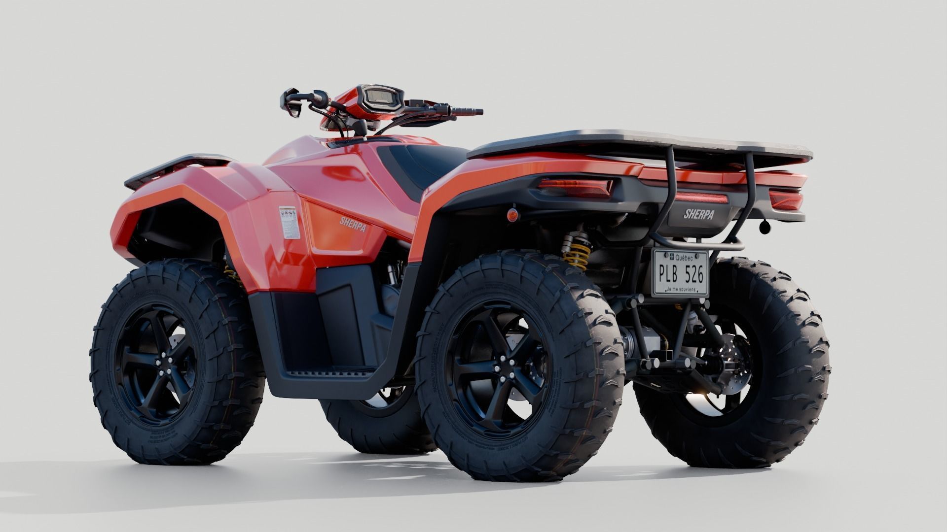 Generic Work Quad 3D model | CGTrader