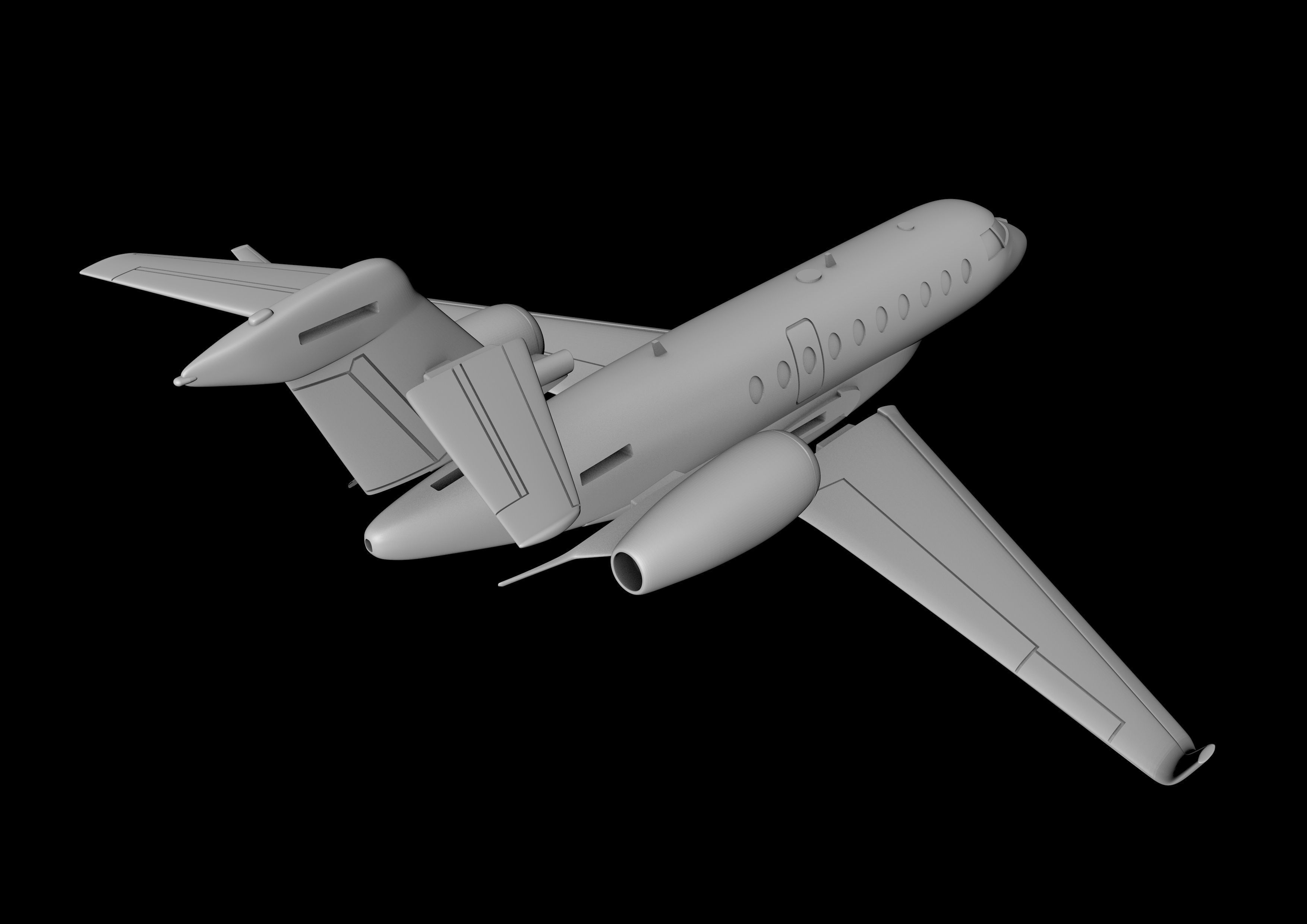 GULFSTEAM G280 SCALE 1-48 READY TO PRINT STL FILES 3D model 3D ...
