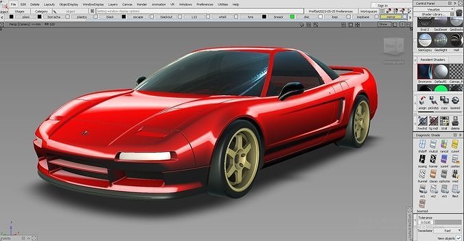 Honda NSX Alias 3d Model 3D model | CGTrader