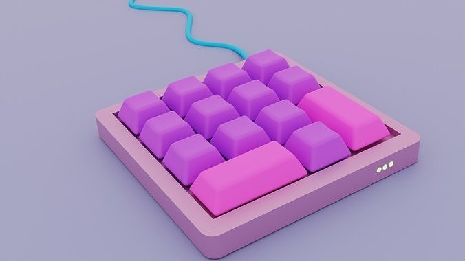 3D model of the keyboard 3D model | CGTrader