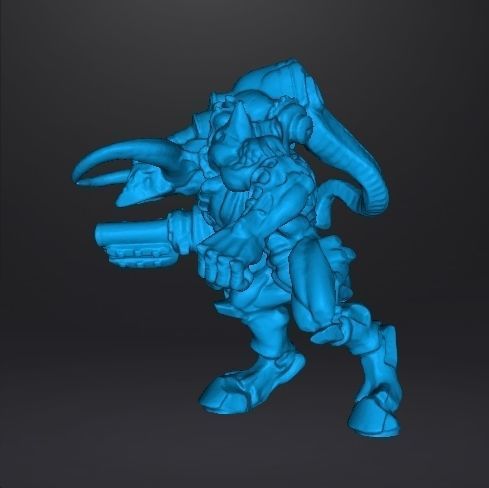 DOOM 3 CYBERDEMON MINIATURE FIGURE MODEL SCIFI GAMES RPG 3D model 3D ...