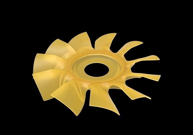 Plastic Fan 3D model 3D printable | CGTrader