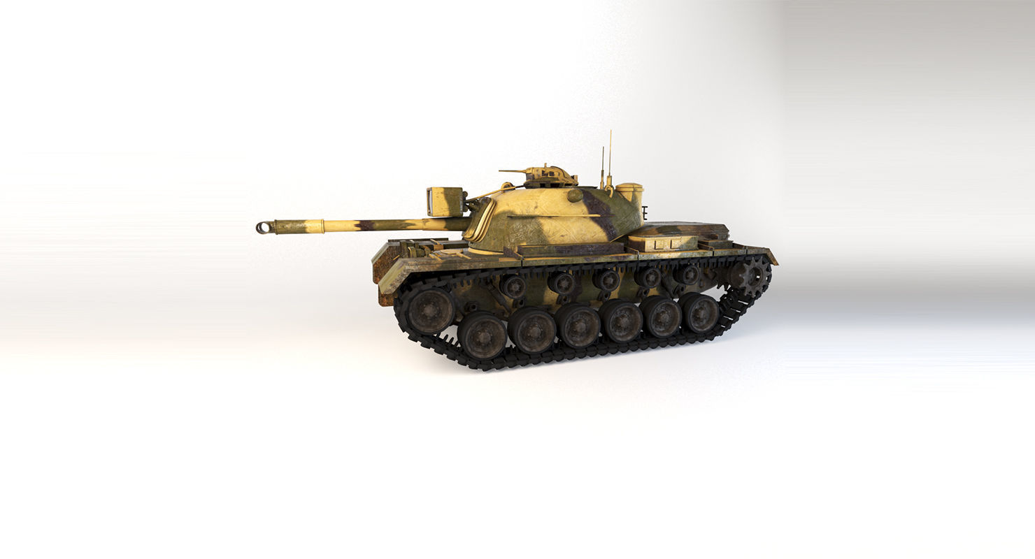 M48 Patton Tank 3D model | CGTrader