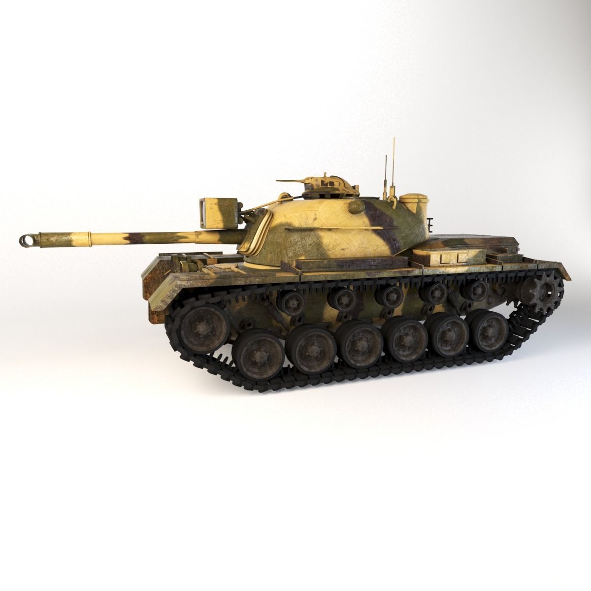 M48 Patton Tank 3D model | CGTrader