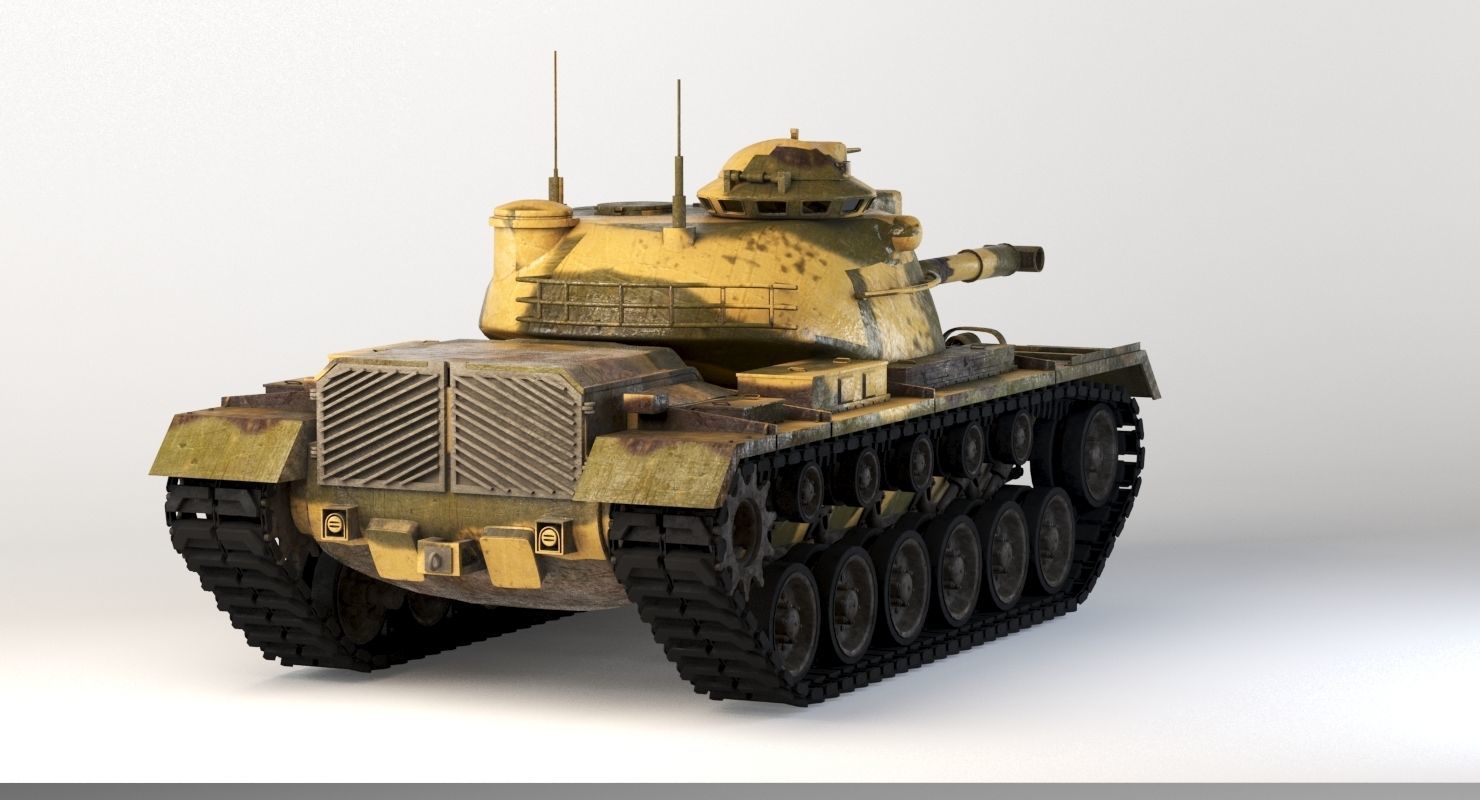 M48 Patton Tank 3D model | CGTrader
