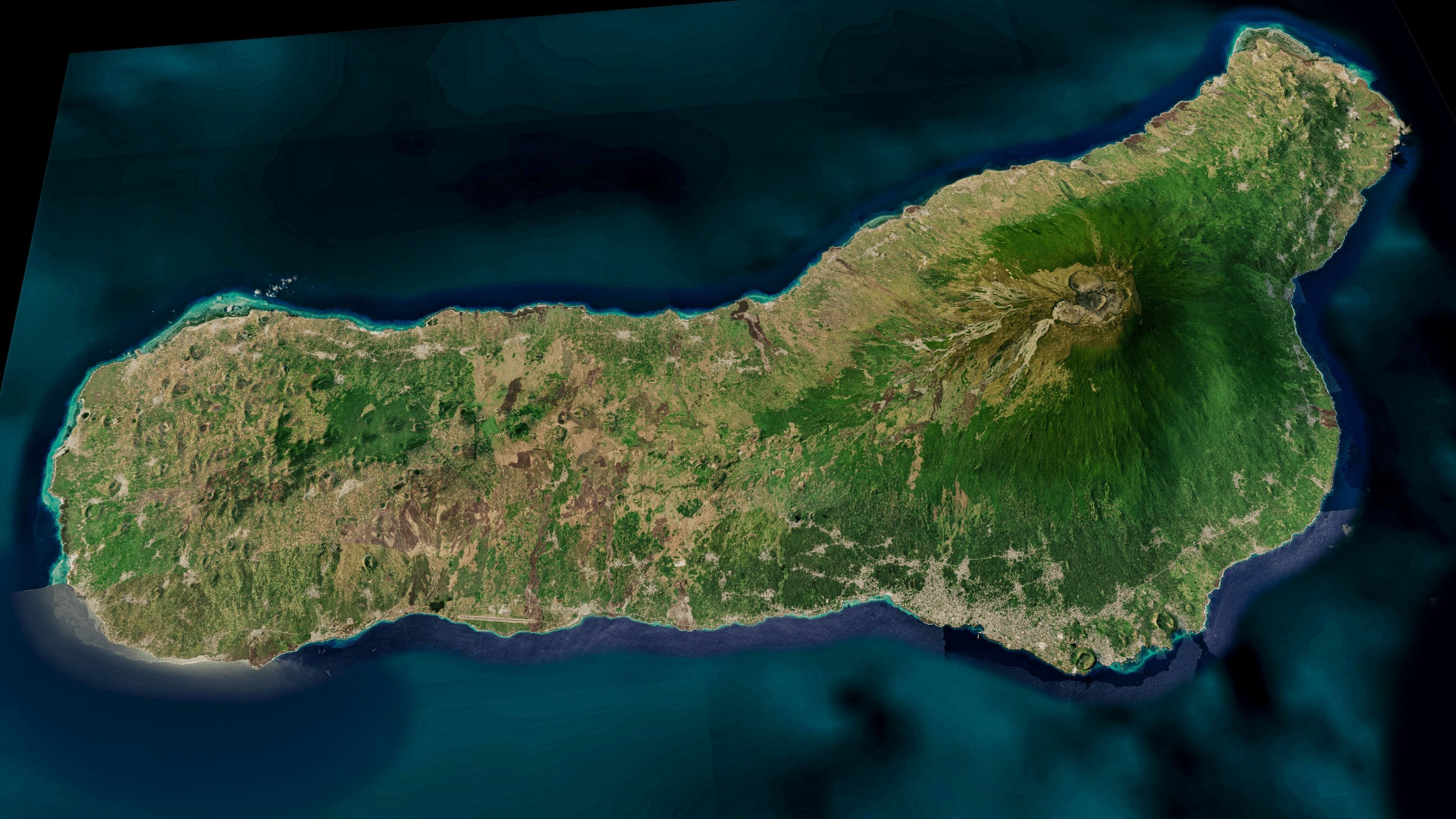 grande comore Island 3d model terrain 3D model | CGTrader