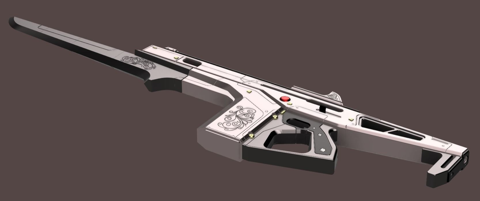 Destiny - Monte Carlo Exotic Auto Rifle for cosplay 3D model 3D ...