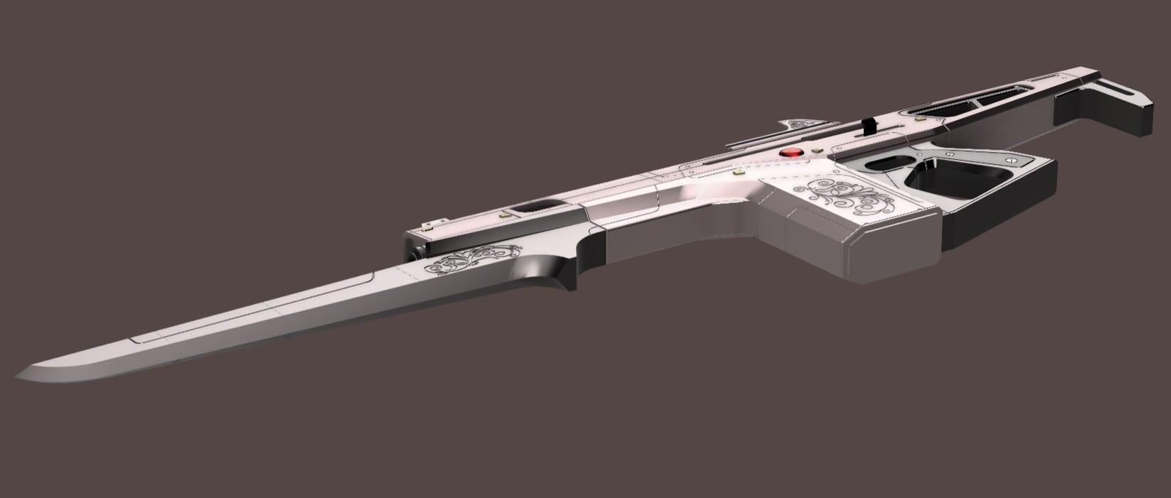 Destiny - Monte Carlo Exotic Auto Rifle for cosplay 3D model 3D ...
