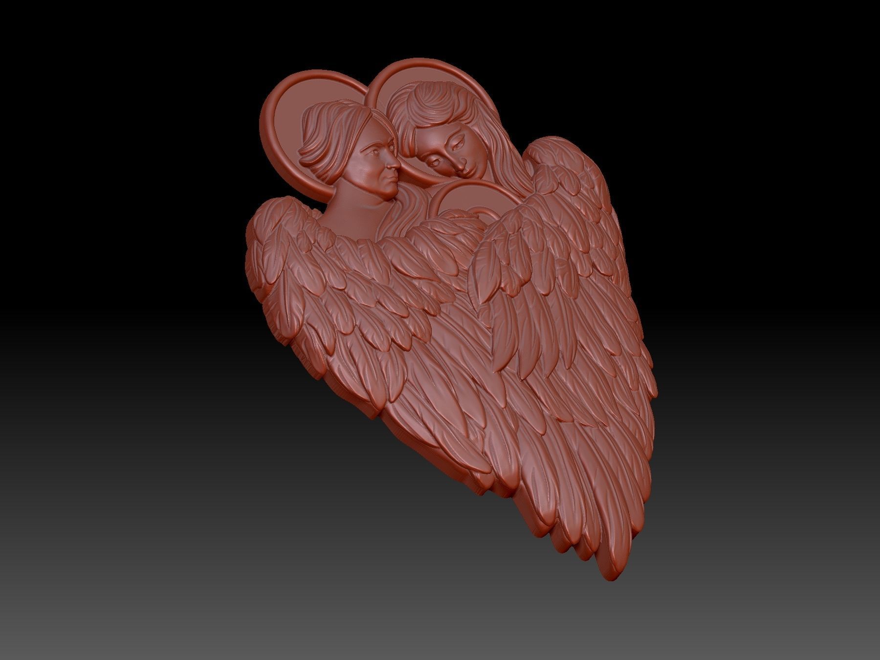 Angels 3D model 3D printable | CGTrader
