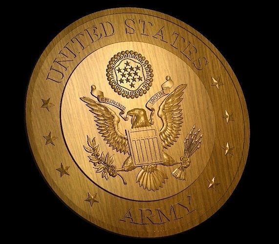 Mark of the United States Army 3D model 3D printable | CGTrader