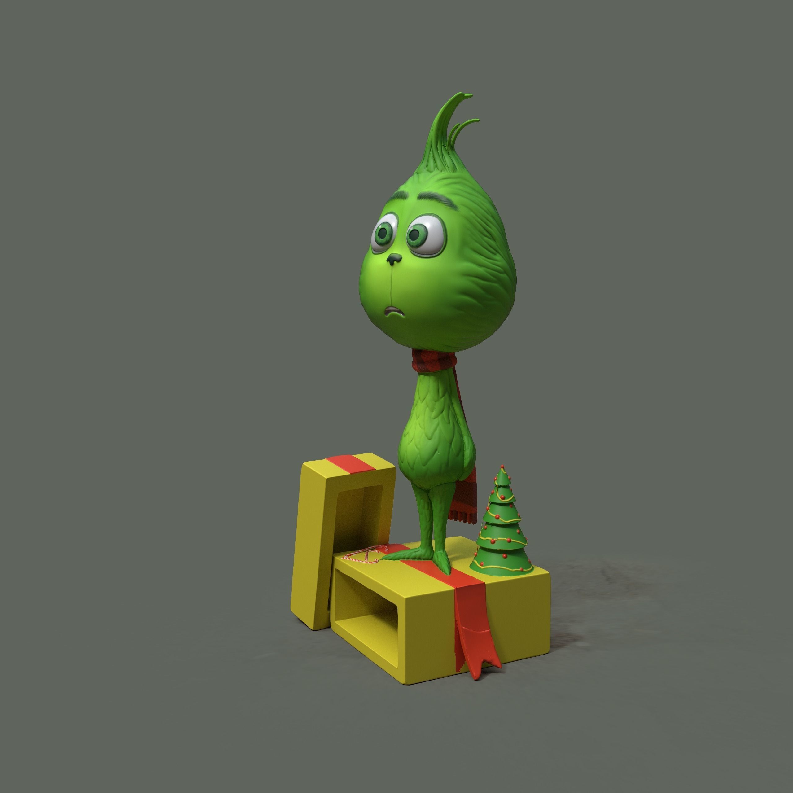 The Grinch 3D model 3D printable | CGTrader
