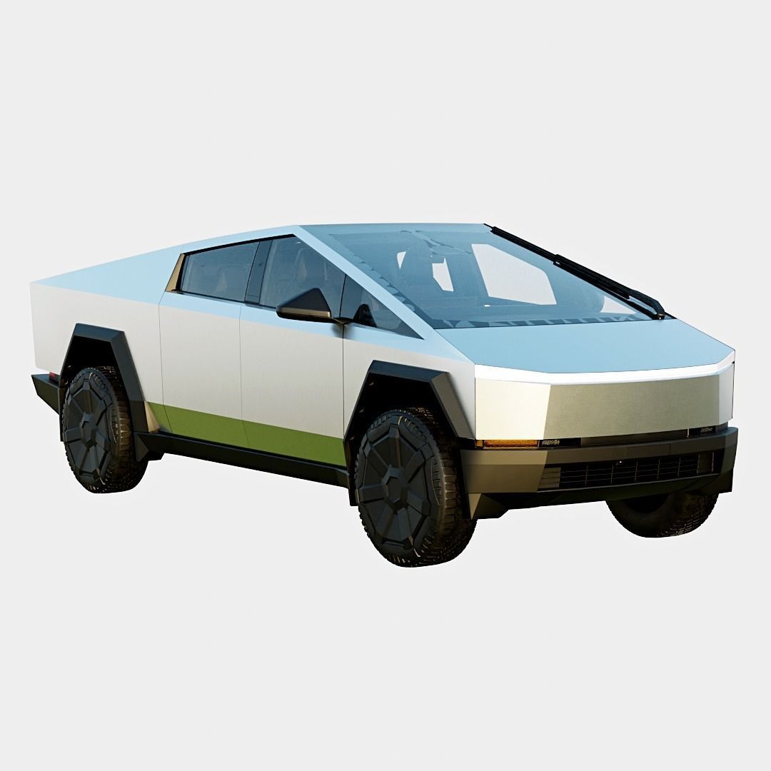 Tesla Cybertruck 2024 Production Version free VR / AR / low-poly 3D ...