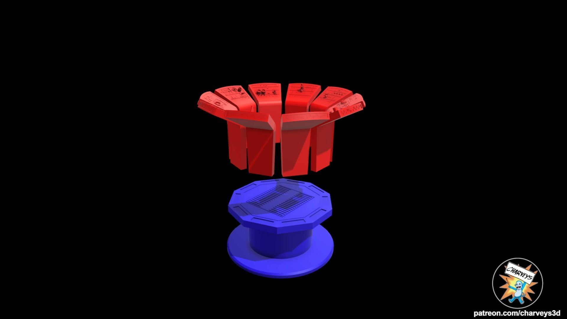 Star Wars Death Star Overbridge Control Console for figures 3D model 3D ...