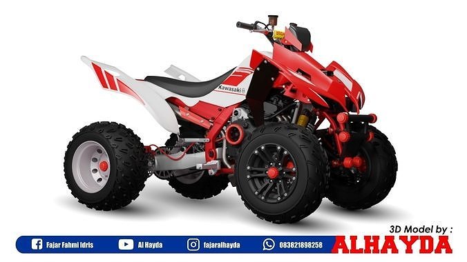 3D model ATV Quad-bike VR / AR / low-poly | CGTrader