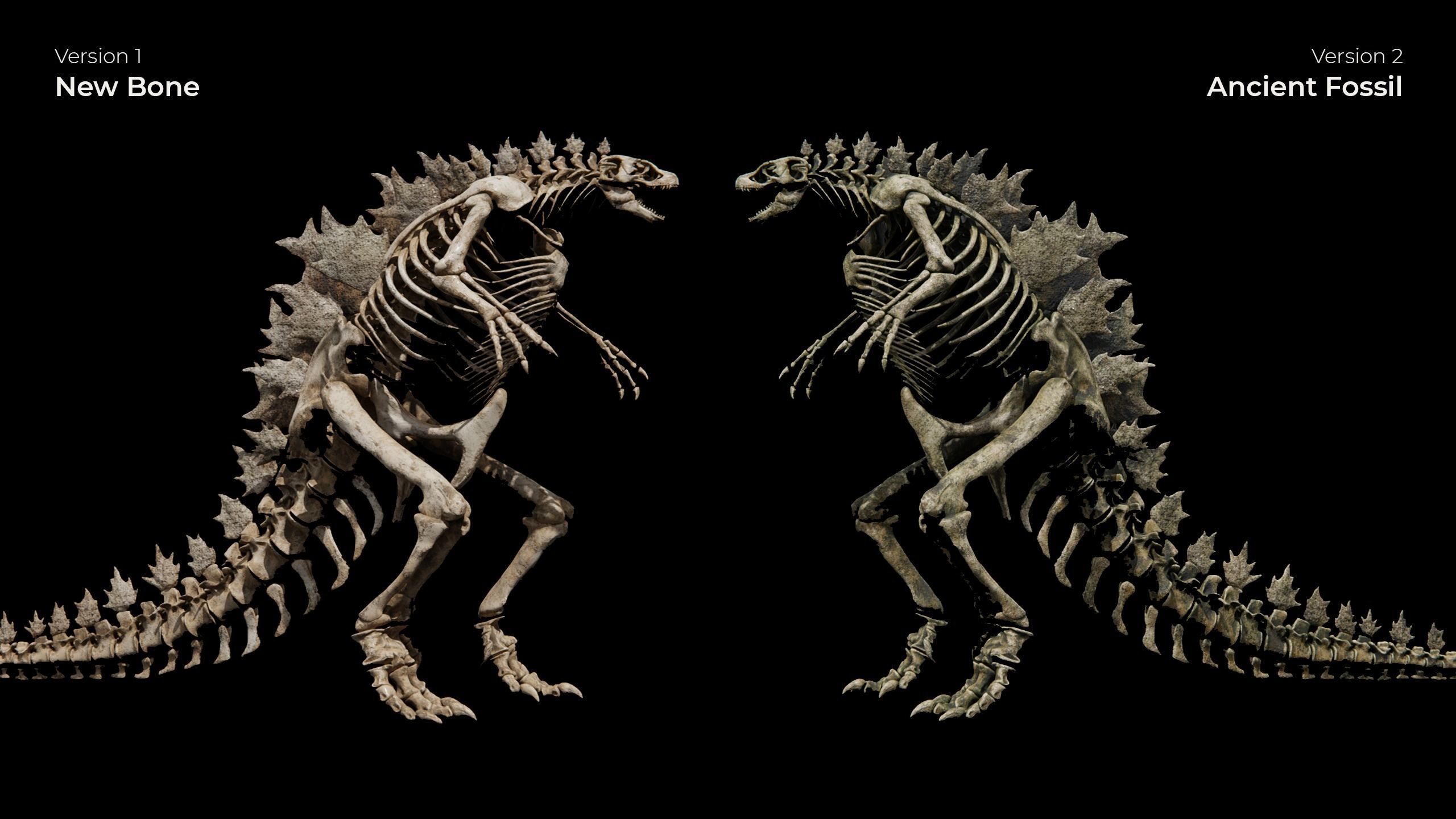 3D model Godzilla Skeleton VR / AR / low-poly | CGTrader
