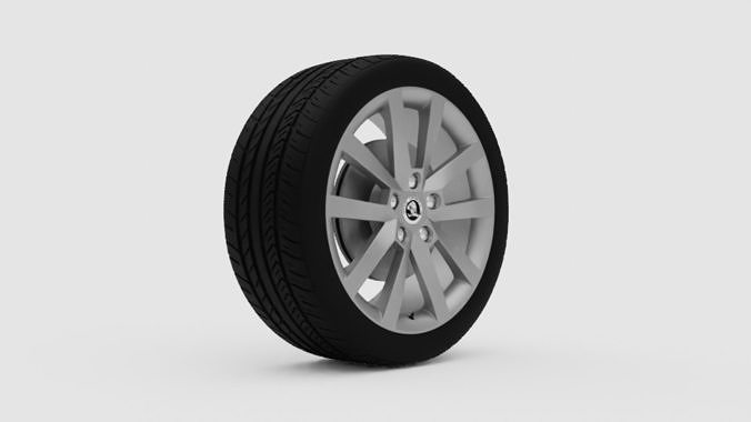 3D model Police Wheel With Rim VR / AR / low-poly | CGTrader