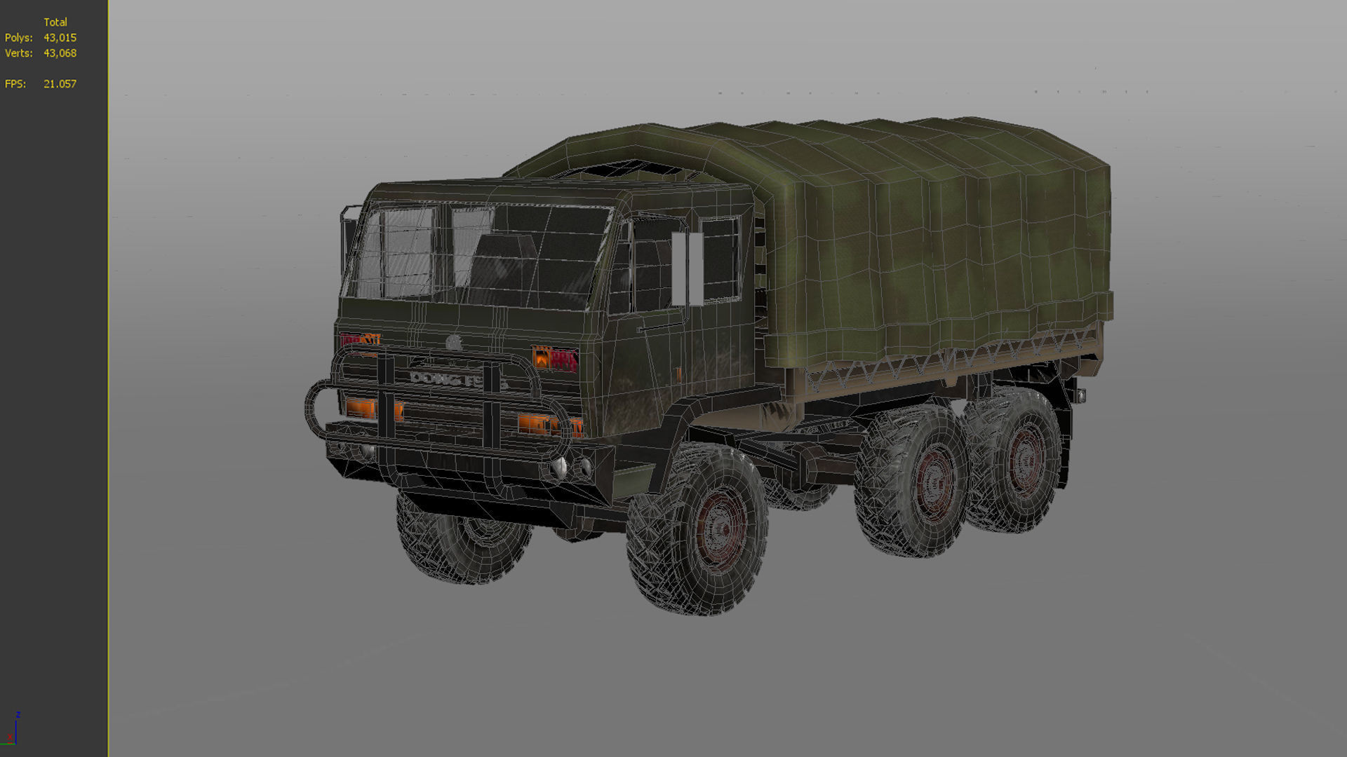 Dongfeng EQ2102 vehicle army truck war tank 3D model | CGTrader