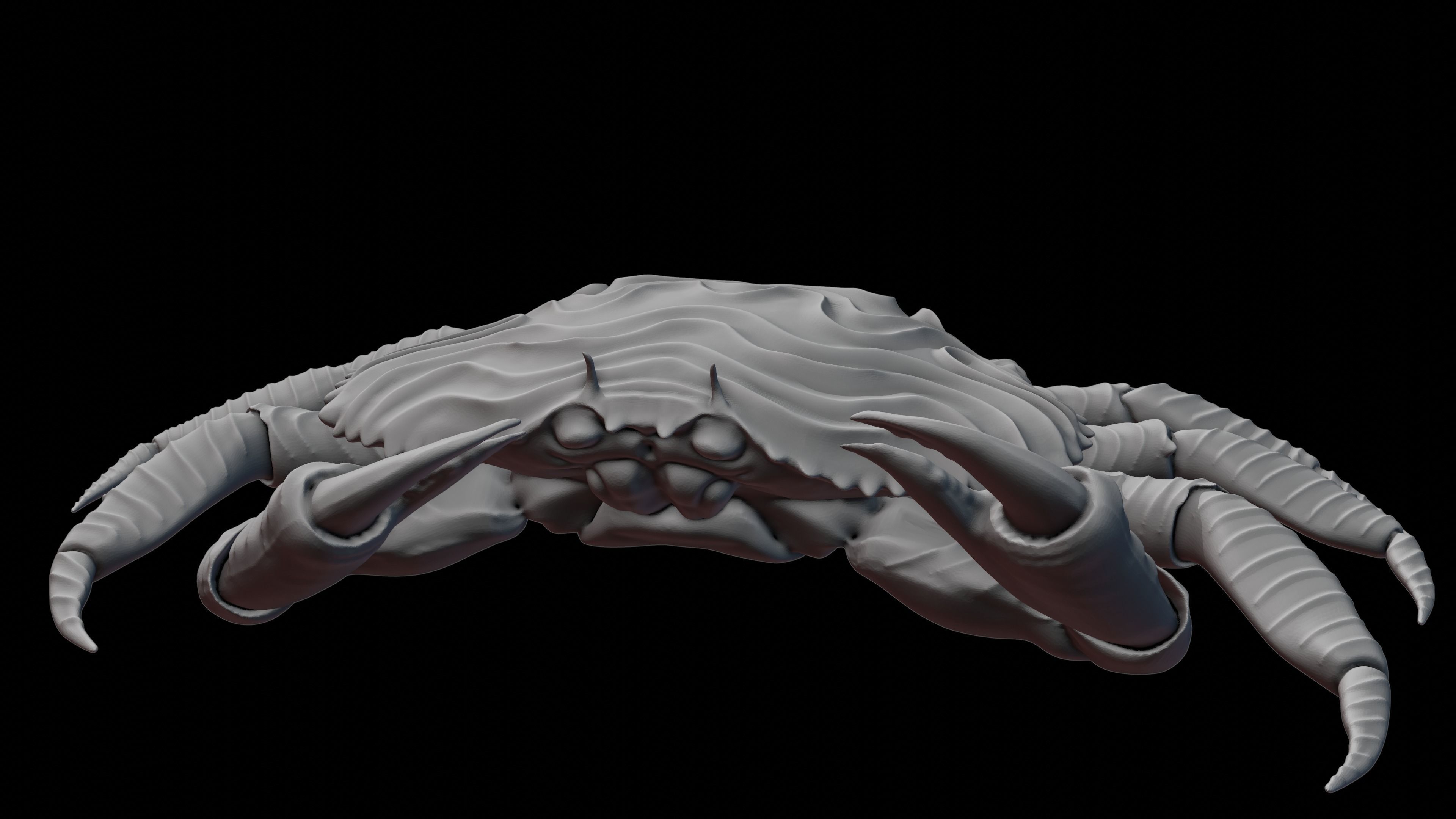 Cancer Zodiac Mystical Crab Creature Sculpture 3D model 3D printable ...