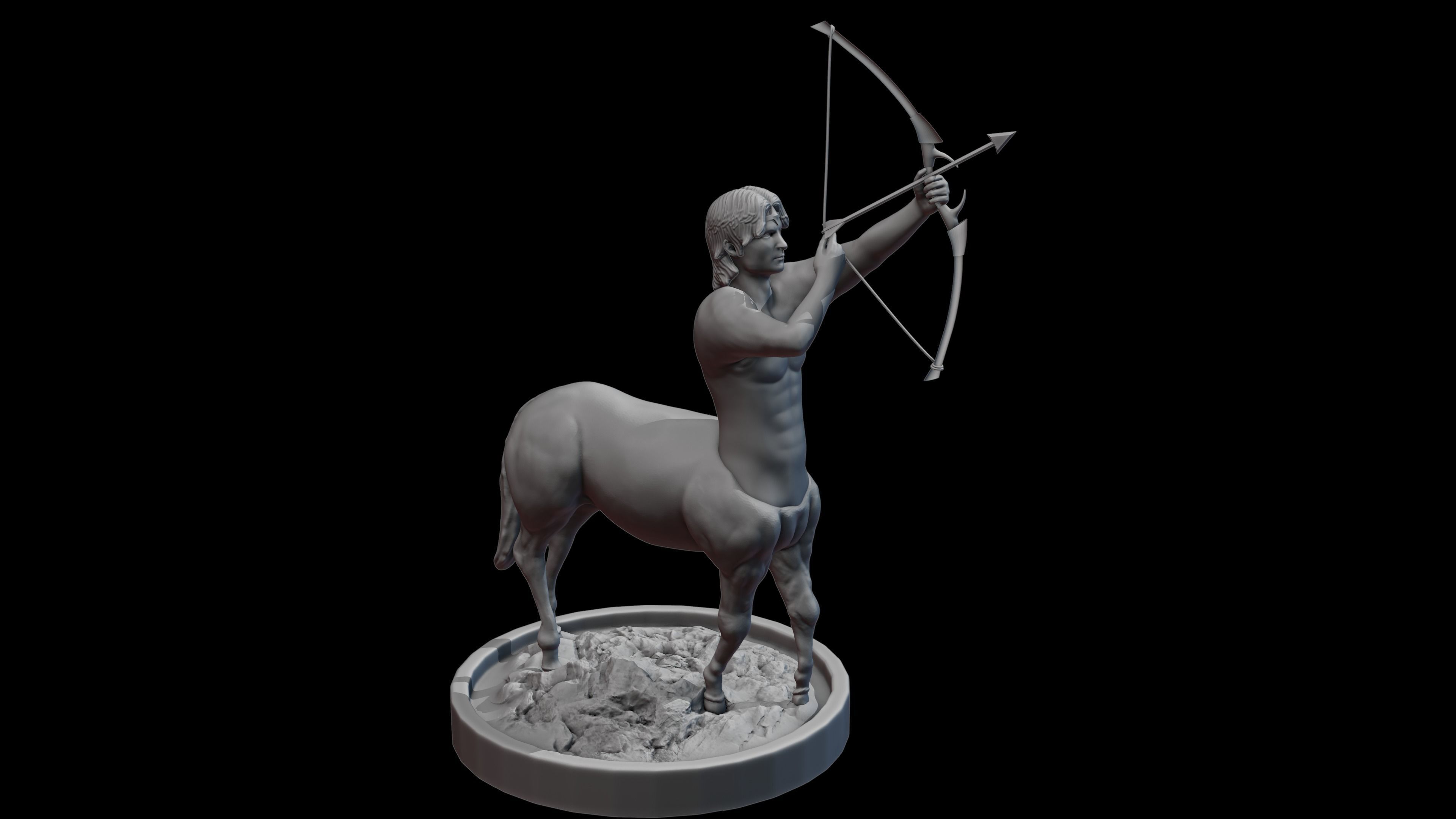 Sagittarius Zodiac sign Mystical Centaur Creature Sculpture 3D model 3D printable | CGTrader