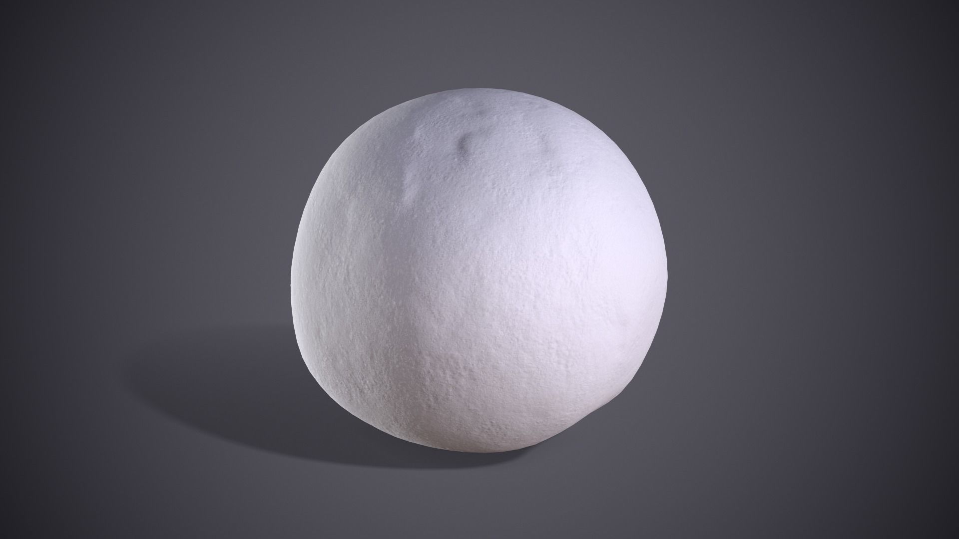 3D model Snowball VR / AR / low-poly | CGTrader