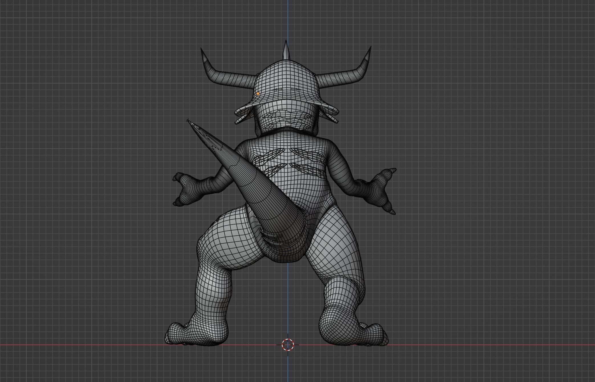Greymon - Digimon 3D model rigged | CGTrader