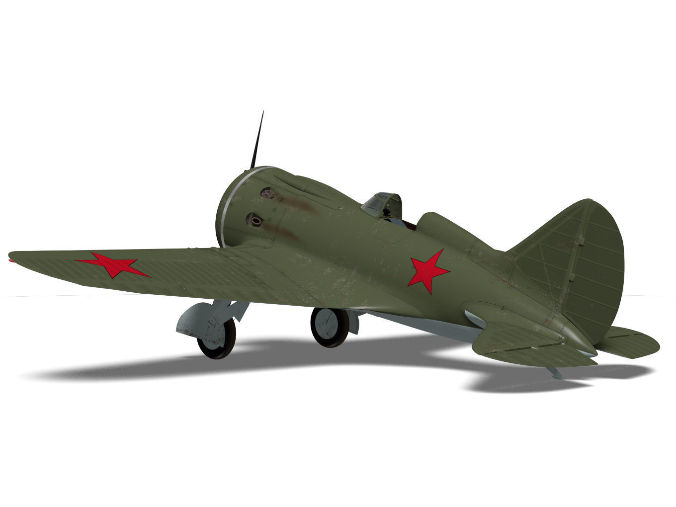 Polikarpov I-16 Rata Type10 3D model | CGTrader