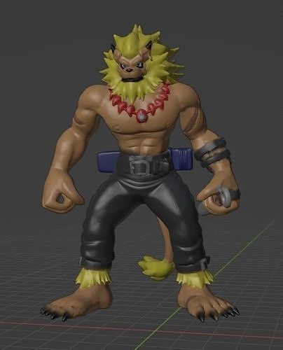 leomon 3D model 3D printable | CGTrader