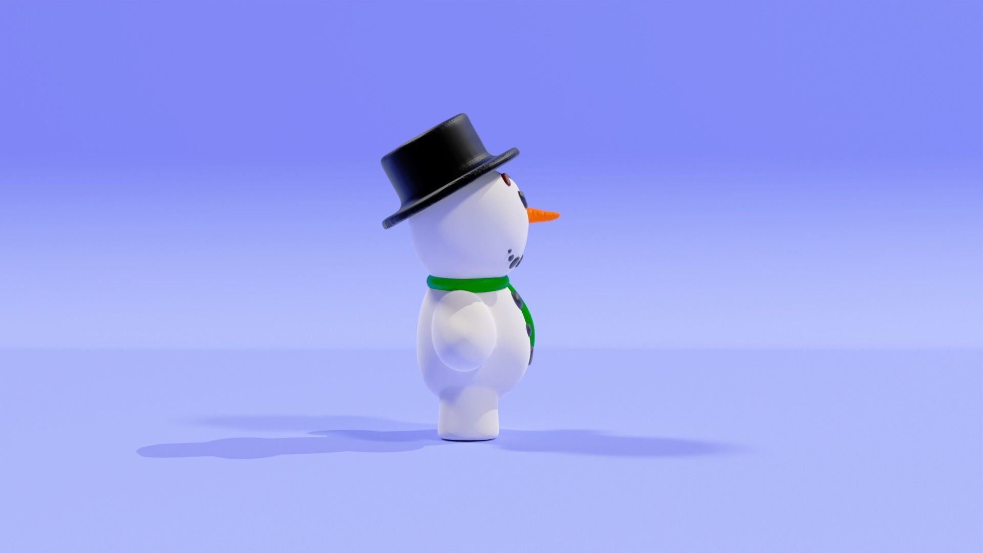 The Snowman from Knick Knack from Disney studios 3D model 3D printable ...