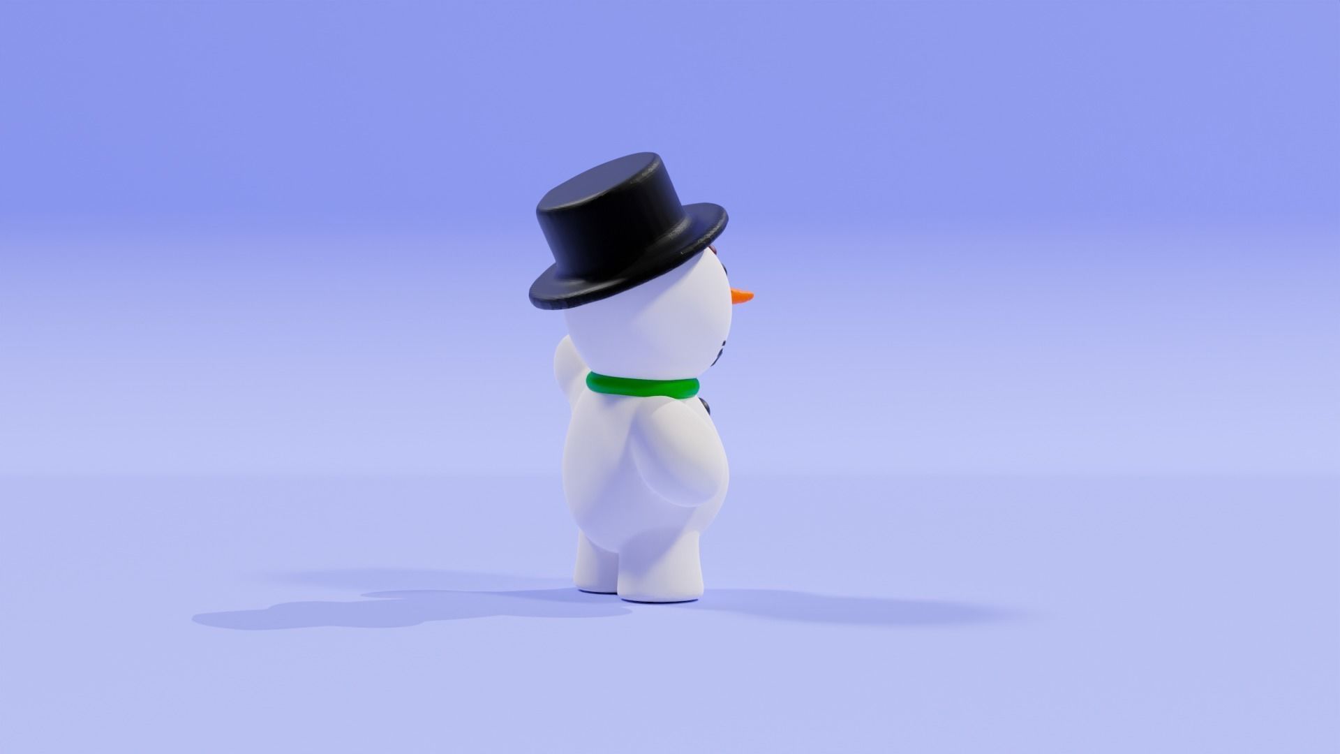 The Snowman from Knick Knack from Disney studios 3D model 3D printable ...