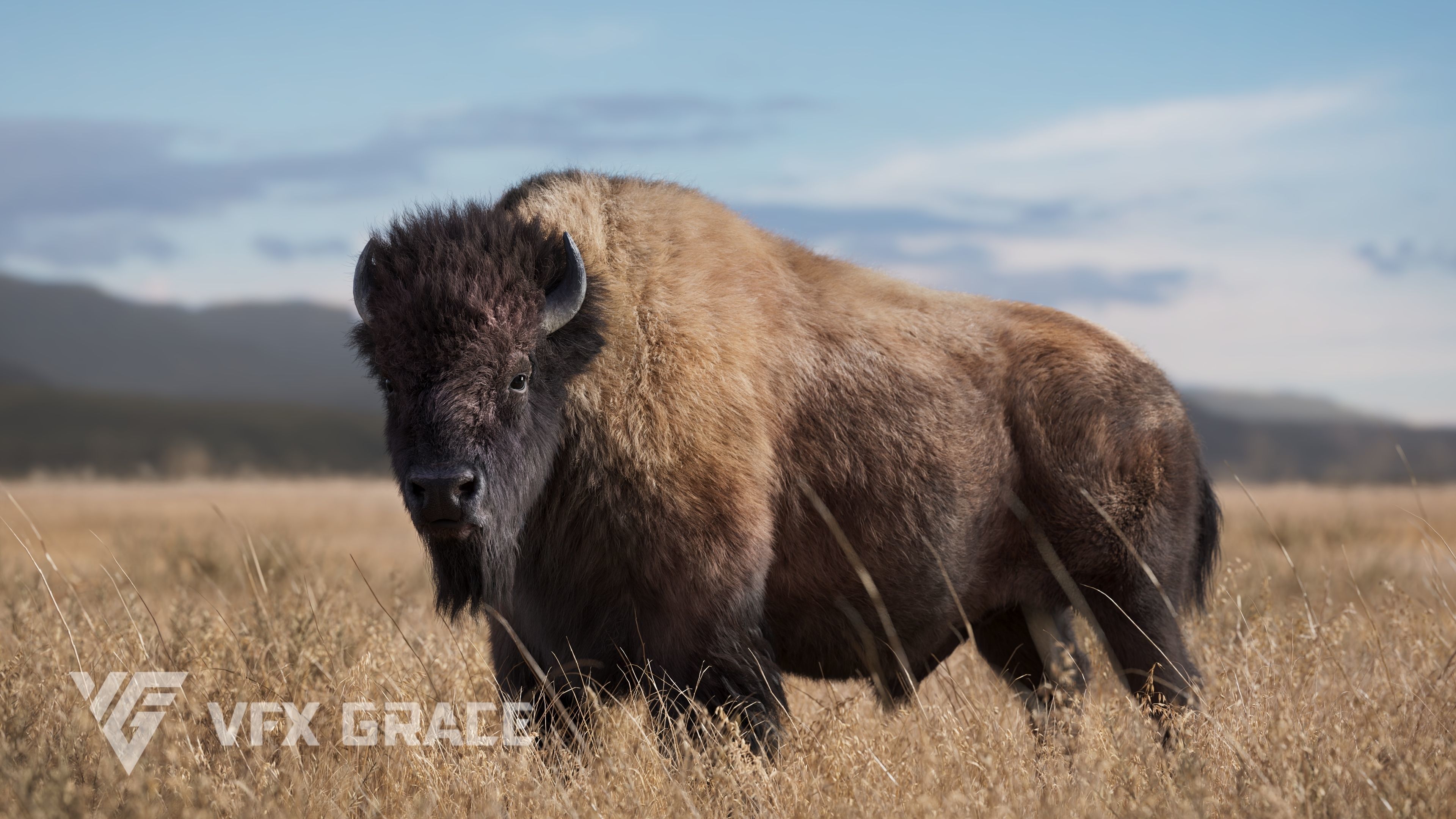 Bison Male UE Character Asset 3D model animated rigged | CGTrader