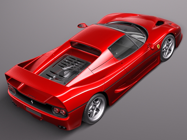 ferrari f50 3D model | CGTrader