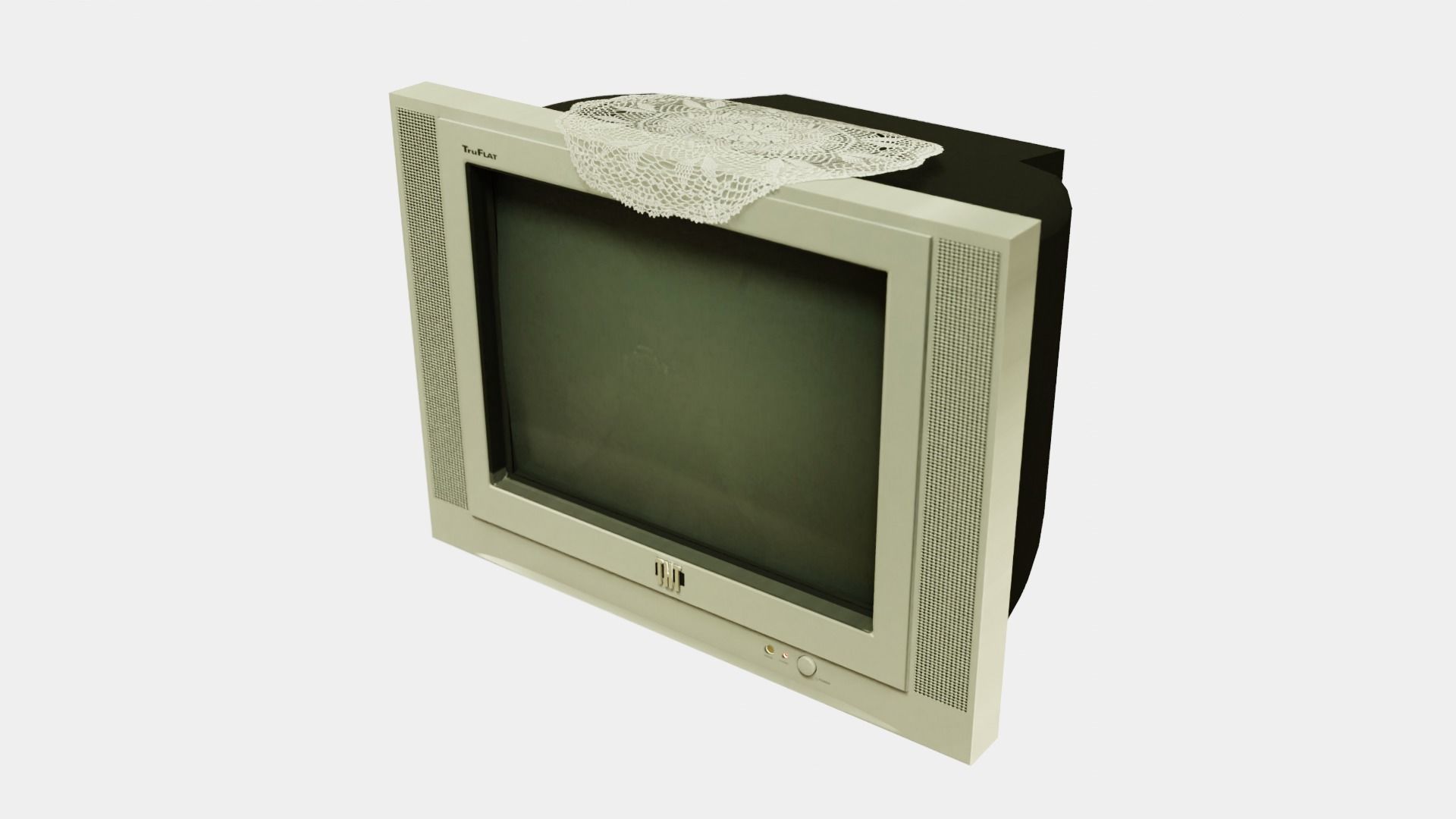 Analogue TV free 3D model | CGTrader