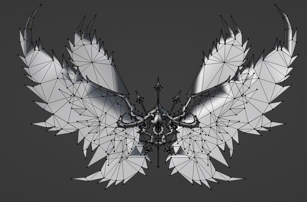 Arcangel Wing free VR / AR / low-poly 3D model animated rigged | CGTrader