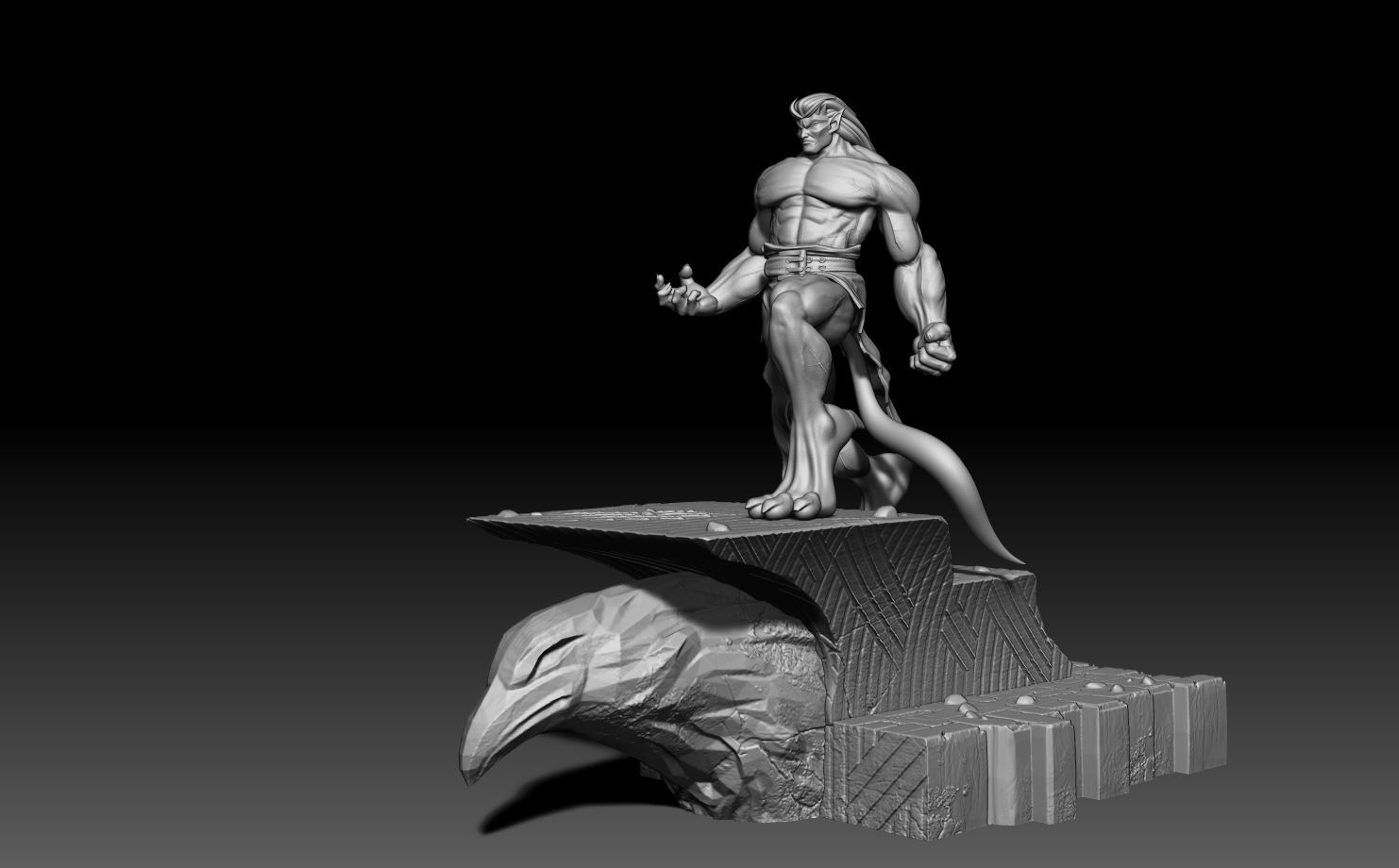 Goliath Gargoyles 3D model 3D printable | CGTrader