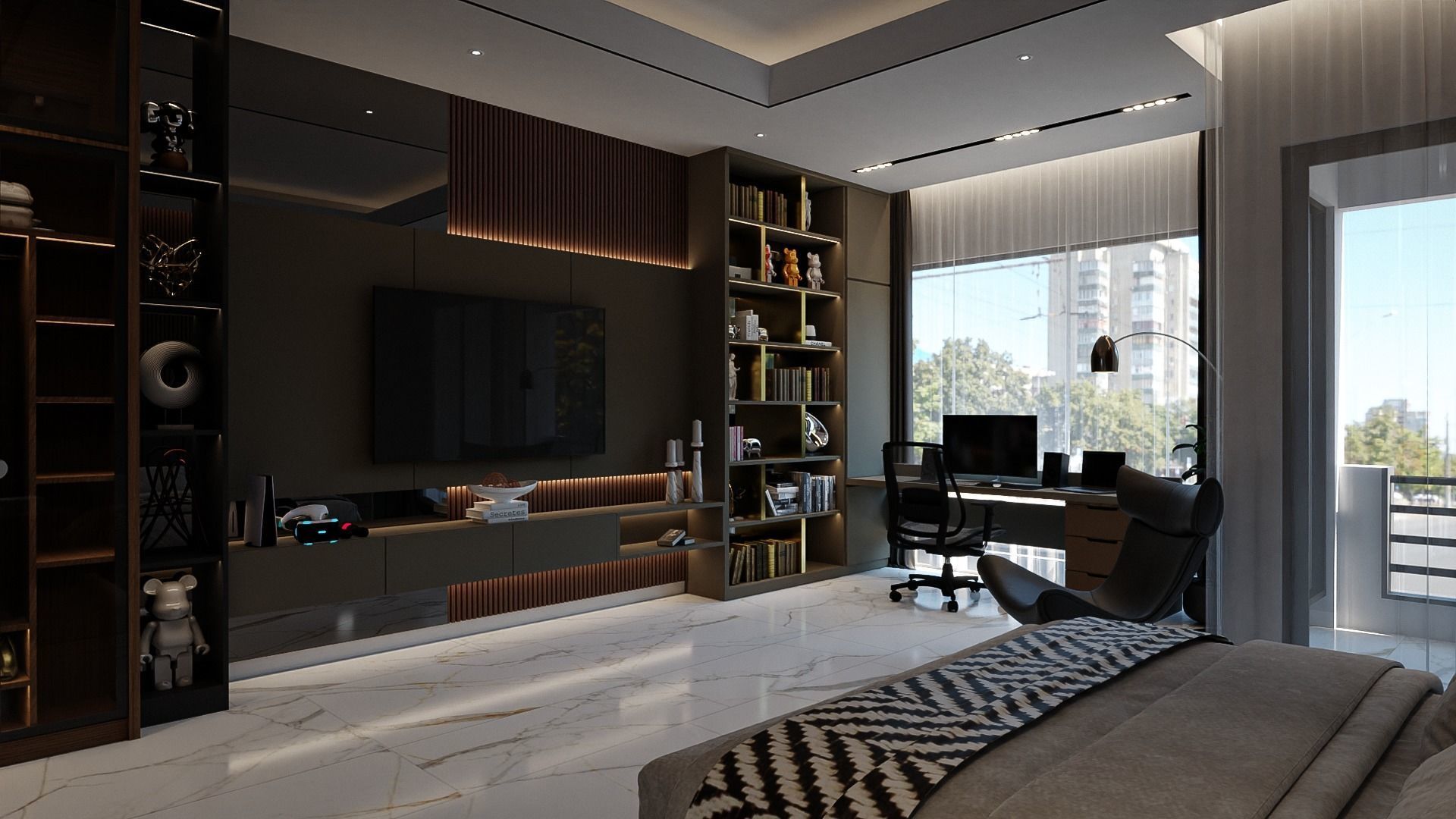 MasterBedroom - Contemporary Style Blend -Fbx -Obj 3D model | CGTrader