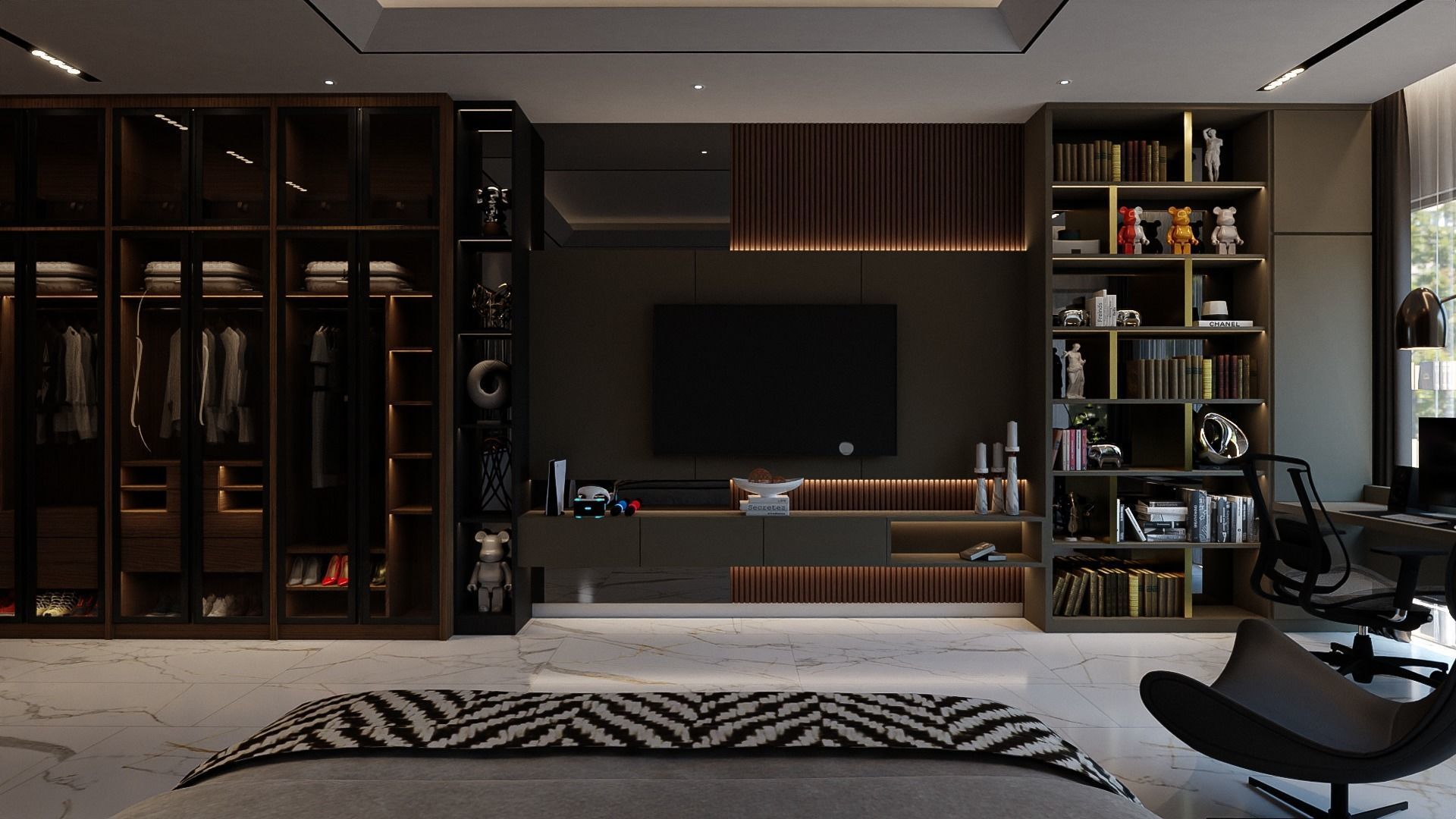 MasterBedroom - Contemporary Style Blend -Fbx -Obj 3D model | CGTrader