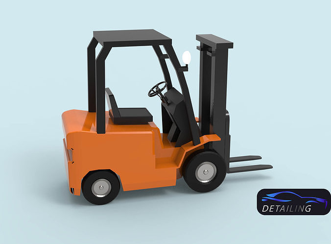 FORKLIFT FOR 3D PRINTING 3D model | CGTrader