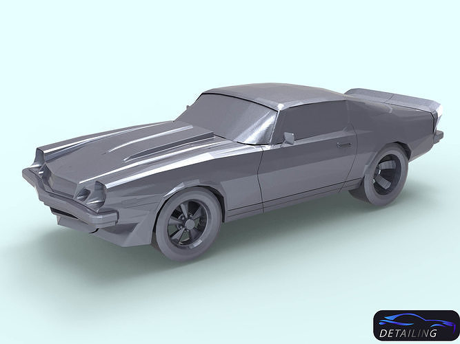 Chevrolet Camaro 1977 for 3d printing 3D model | CGTrader