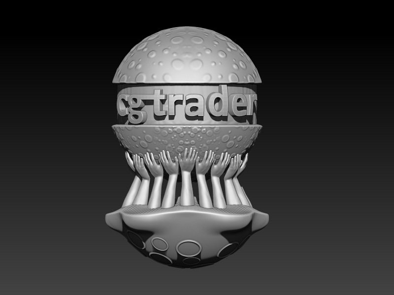CGTRADER LOGO 3D model 3D printable | CGTrader