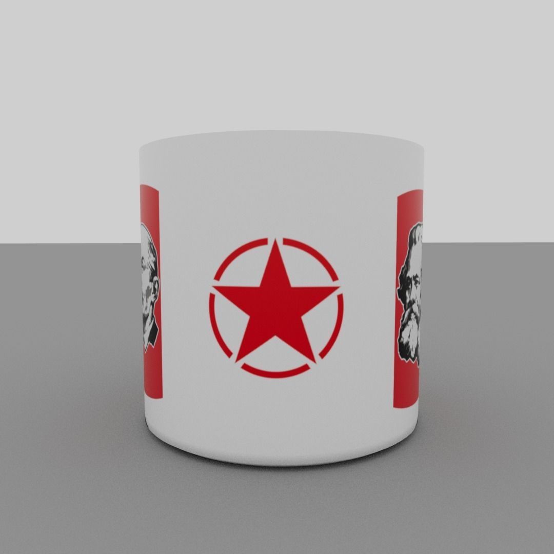 3D model Communist mug VR / AR / low-poly | CGTrader
