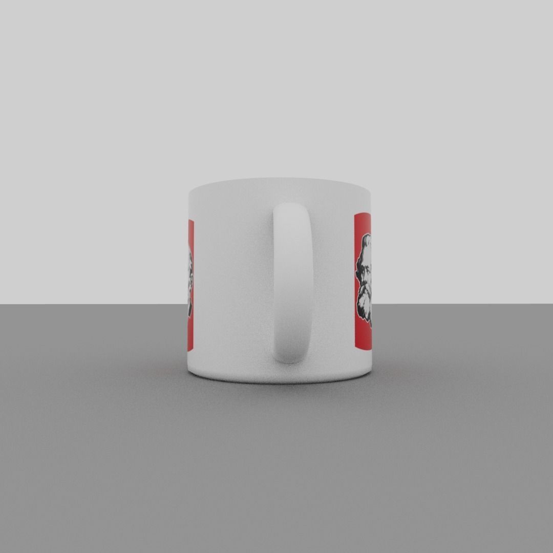 3D model Communist mug VR / AR / low-poly | CGTrader