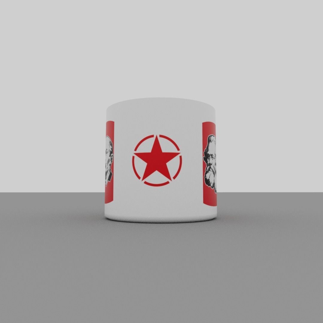 3D model Communist mug VR / AR / low-poly | CGTrader